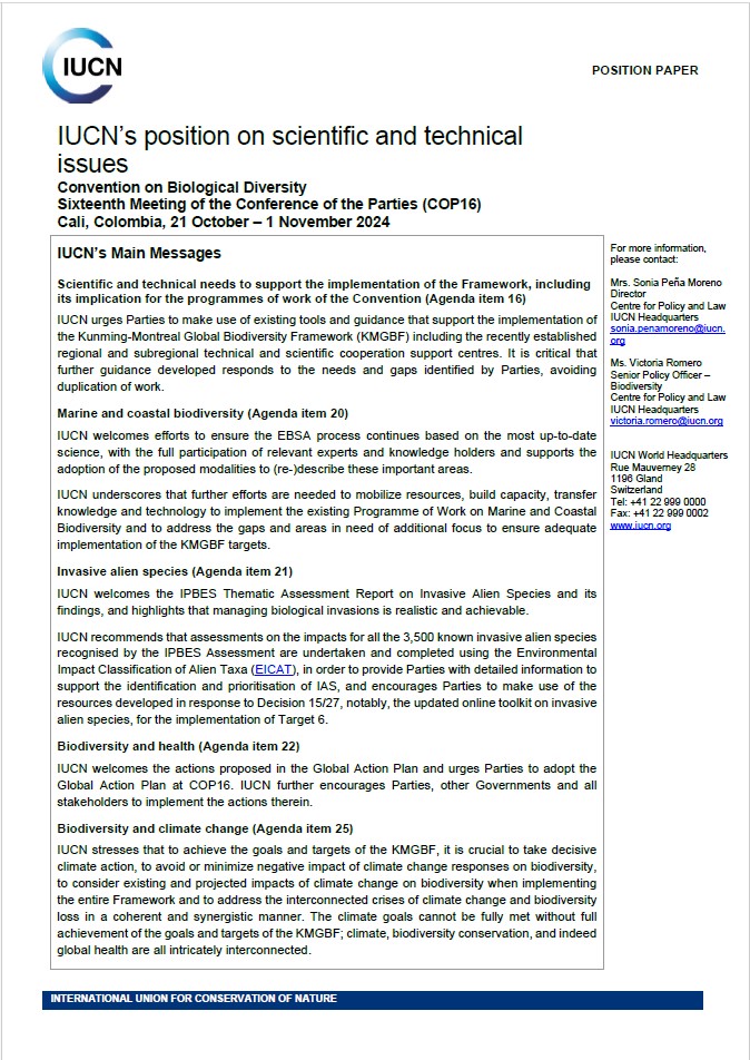 Guidelines for conserving connectivity through ecological networks and ... Guidelines for conserving connectivity through ecological networks and ...